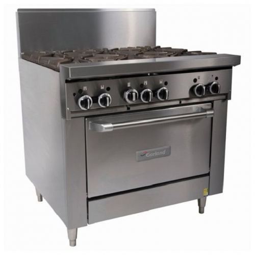 Pennant Commercial Equipment - Garland GF36-6R 6 Burner Range - 6 Open ...